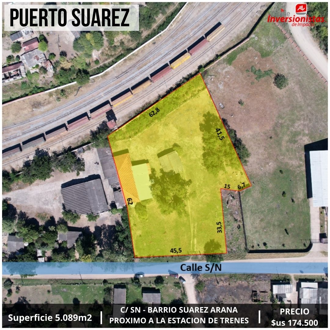 TERRENOS EN PUERTO SUAREZ. Ref #JA592C