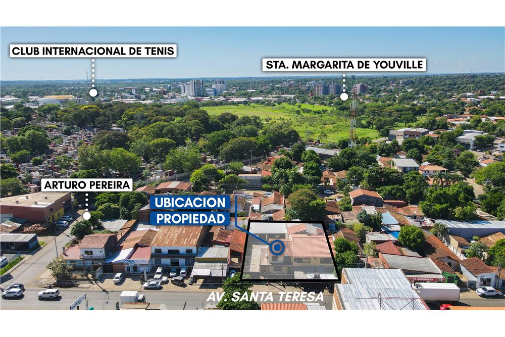 VENDO 720 M2 SOBRE LA AVDA SANTA TERESA ASUNCION. Ref #TAF247