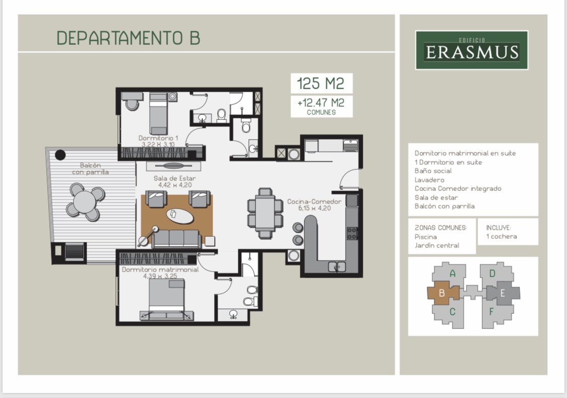 Vendemos Departamento De 2 Dormitorios En El Edificio Erasmus De Villa Morra . Ref #OE4AB8 ...