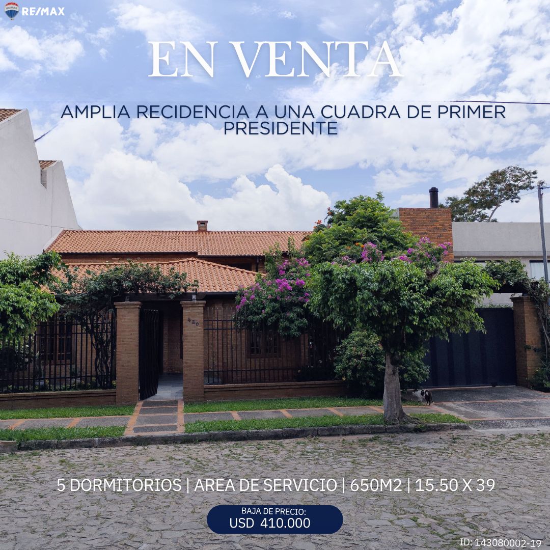 Vendo O Alquilo Lujosa Residencia En Asunción . Ref #H69324 - infocasas.com.py