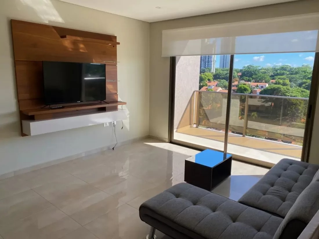 Alquilo Dpto Amoblado De 2 Habit. Edificio Century. Ref #K2F08E - infocasas.com.py