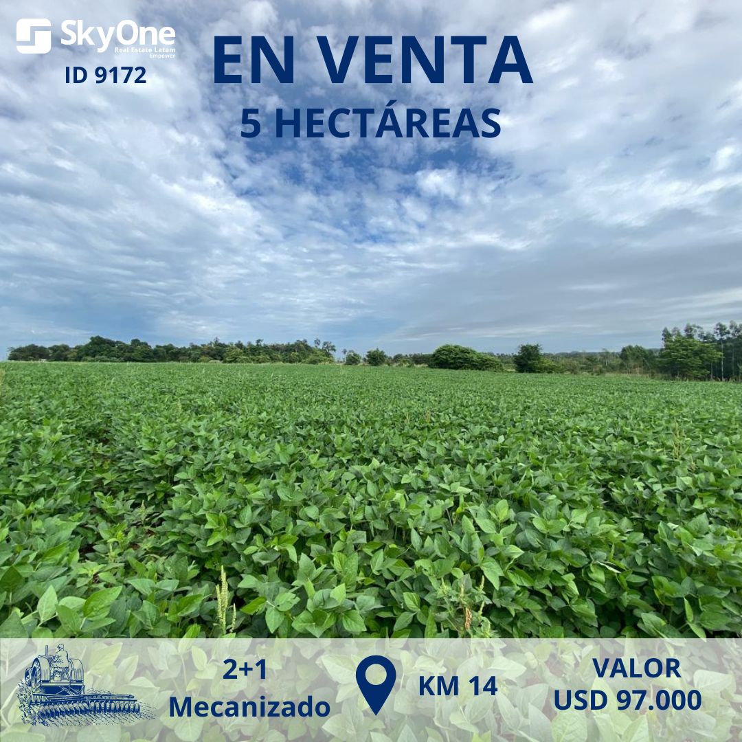 En Venta Campo de 5 Hectáreas zona CDE. Ref #TE1FB0