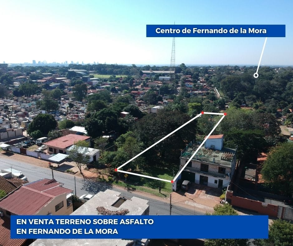 VENDO TERRENO EN FERNANDO DE LA MORA ZONA SUR. Ref #B4ACA3 - infocasas.com.py