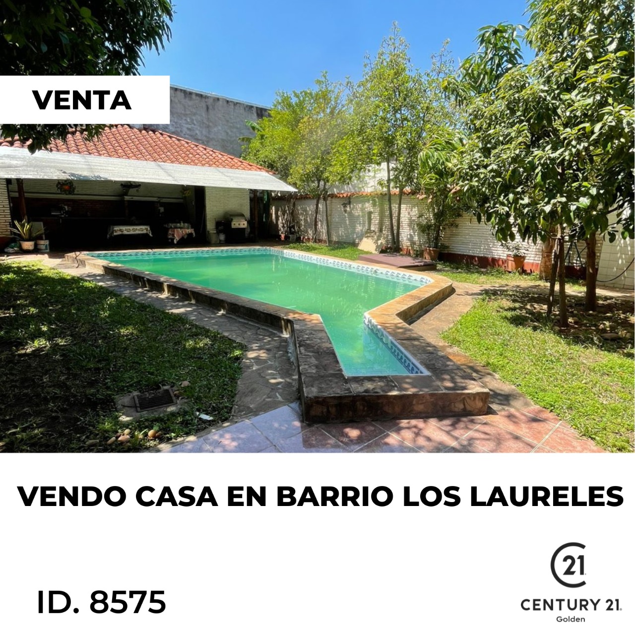 CASA EN BARRIO LOS LAURELES. Ref #H43B89 - infocasas.com.py