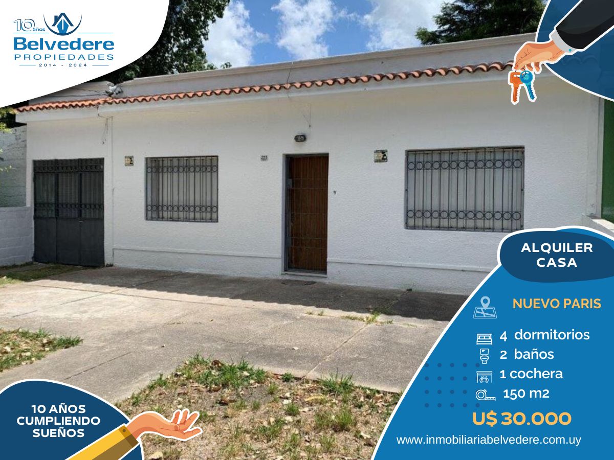 Casa de 3 dormitorios + apartamento de 1 dormitorio cochera jardin parrillero. Ref #T941D3 ...