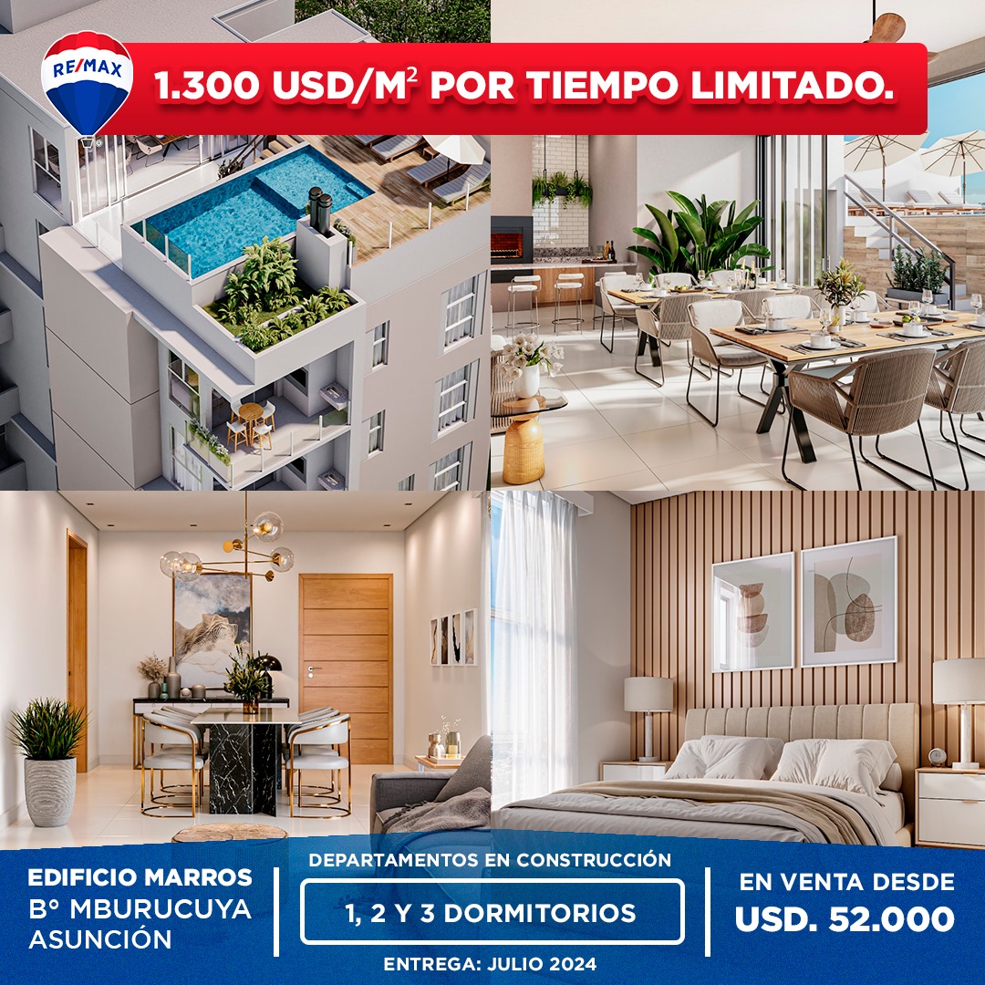 OFERTA DEPARTAMENTO EN MBURUCUYA A PRECIO DE POZO. Ref #HDD9E5 - infocasas.com.py