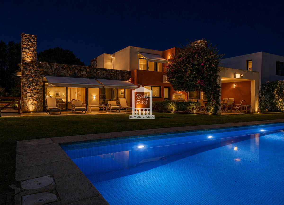 Exclusivo barrio privado, 3 suites + servicio completo, pileta. Losa ...
