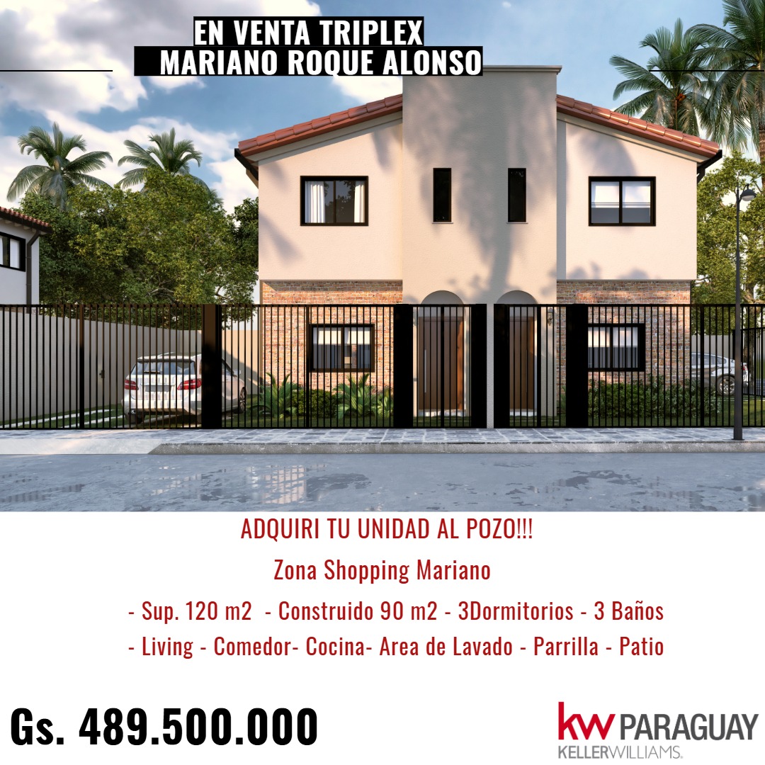 Duplex en pozo en Mariano Roque Alonso. Ref #XC9AAE - infocasas.com.py