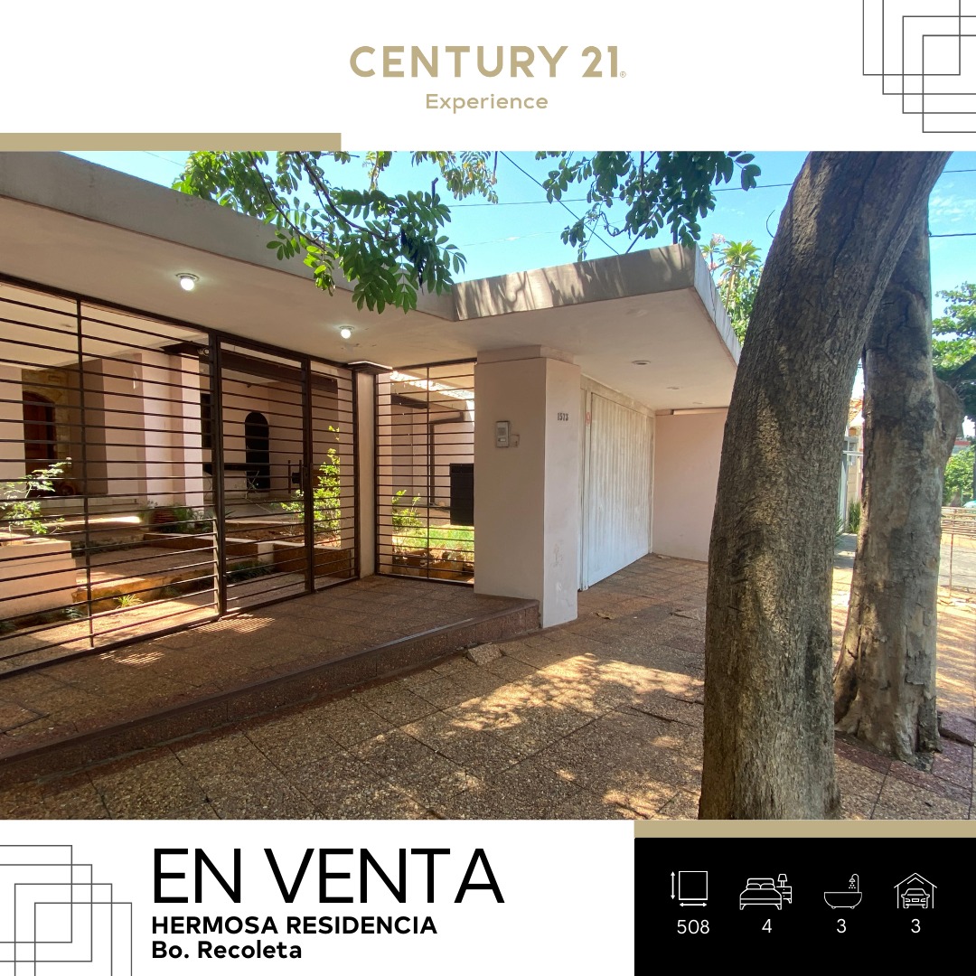 VENDO O ALQUILO HERMOSA RESIDENCIA EN BARRIO RECOLETA. Ref #AB59EF - infocasas.com.py