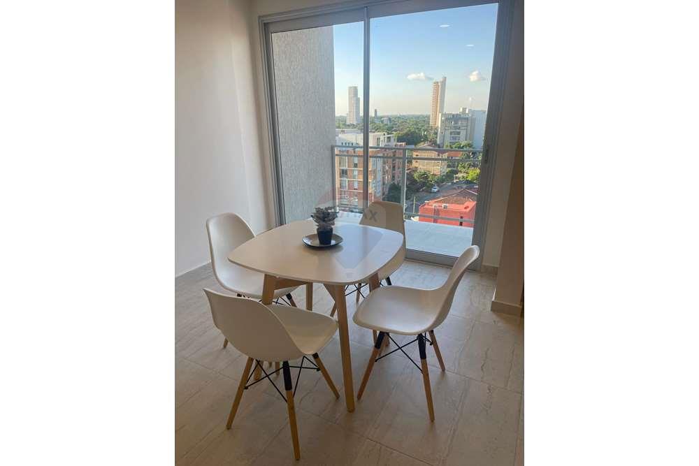 ALQUILO DEPARTAMENTO AMOBLADO EN EDIFICIO FORVM HERRERA. Ref #E16C05 - infocasas.com.py