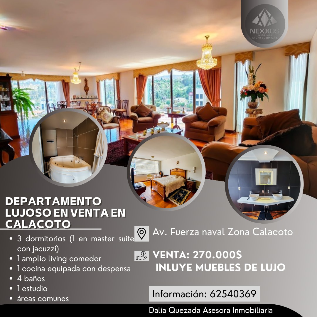 HERMOSA CASA DE LUJO EN VENTA EN CALACOTO ‼️????. Ref #SFD569