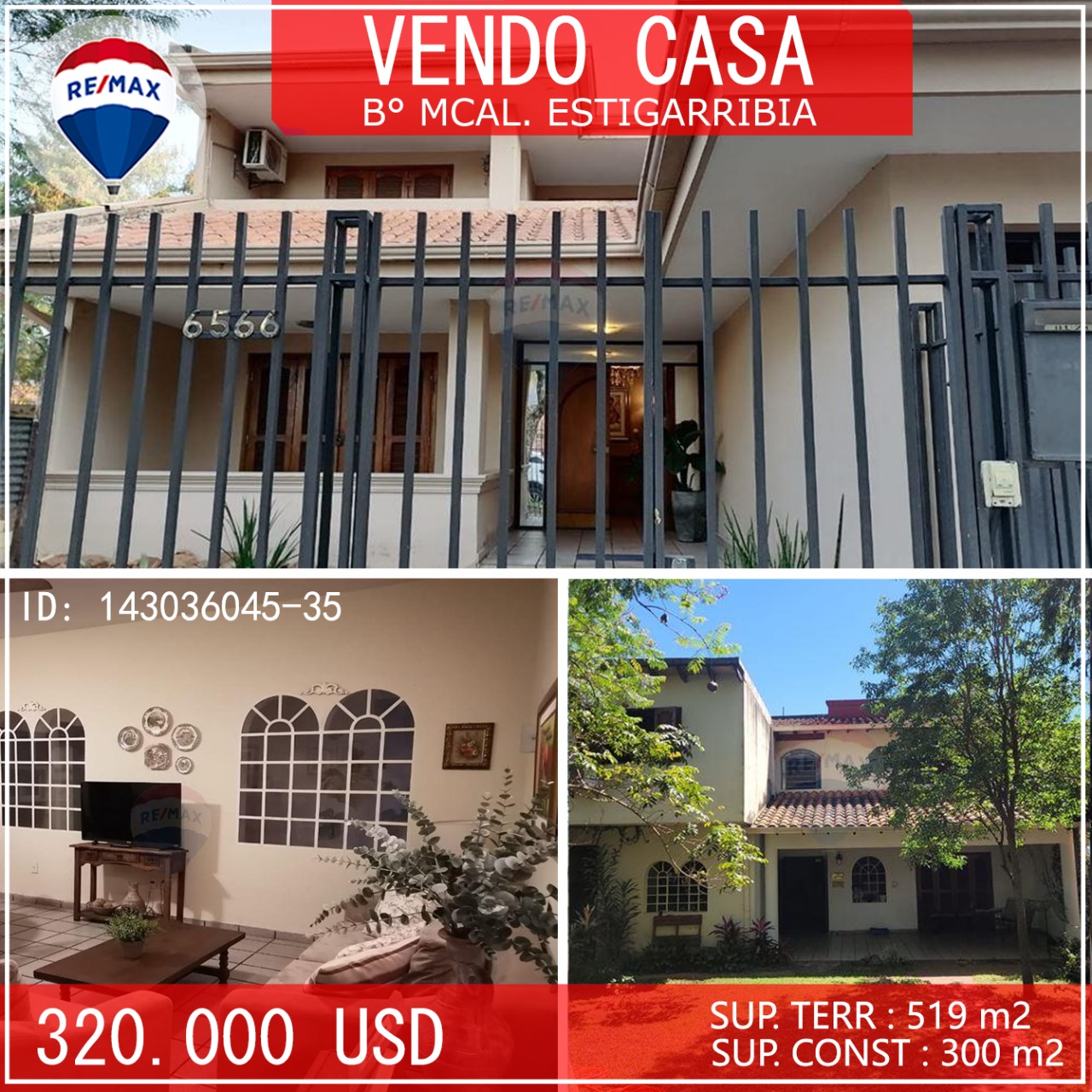 En venta hermosa casa en Mcal Bo Estigarribia . Ref #S97710