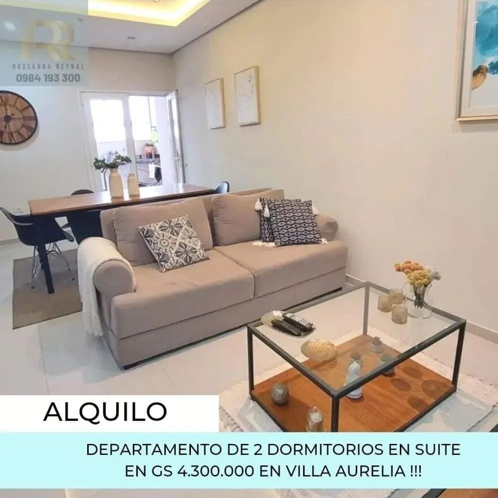 ALQUILO DEPARTAMENTO DE 2 DORMITORIOS EN SUITE EN 4.300.000 EN VILLA AURELIA. Ref #I6DBF8 ...