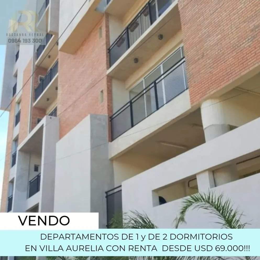 VENDO DEPARTAMENTOS DE 1 Y 2 DORMITORIOS EN VILLA AURELIA CON RENTA!! . Ref #WCBBFC - infocasas ...