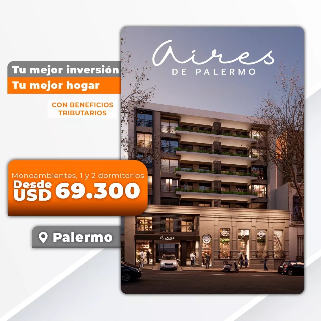 Edificio Aires De Palermo - Barrio Palermo - Proyecto En Obra. Ref #N92942