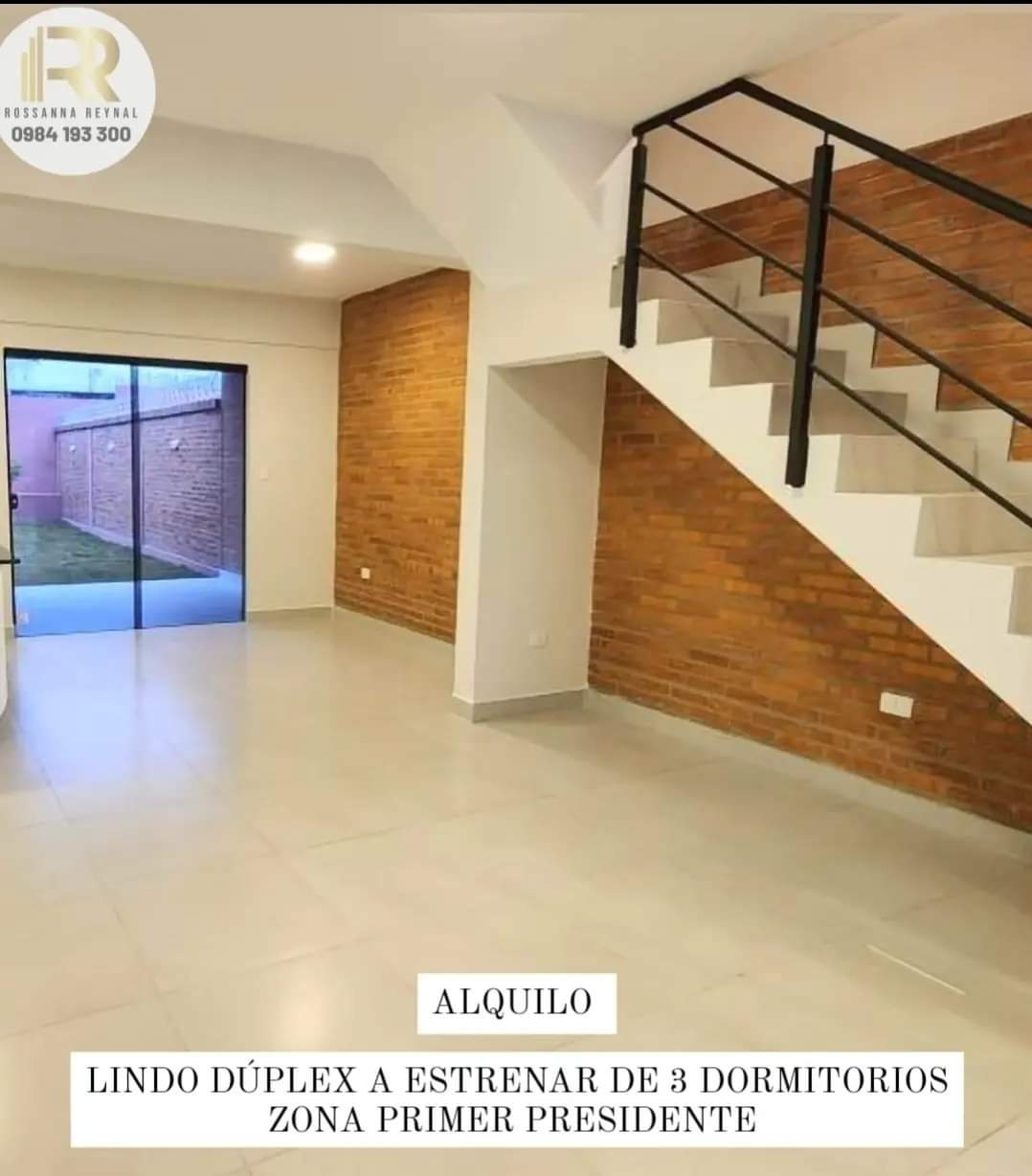 ALQUILO DÚPLEX A ESTRENAR DE 3 DORMITORIOS ZONA PRIMER PRESIDENTE !!. Ref #YC4338 - infocasas.com.py