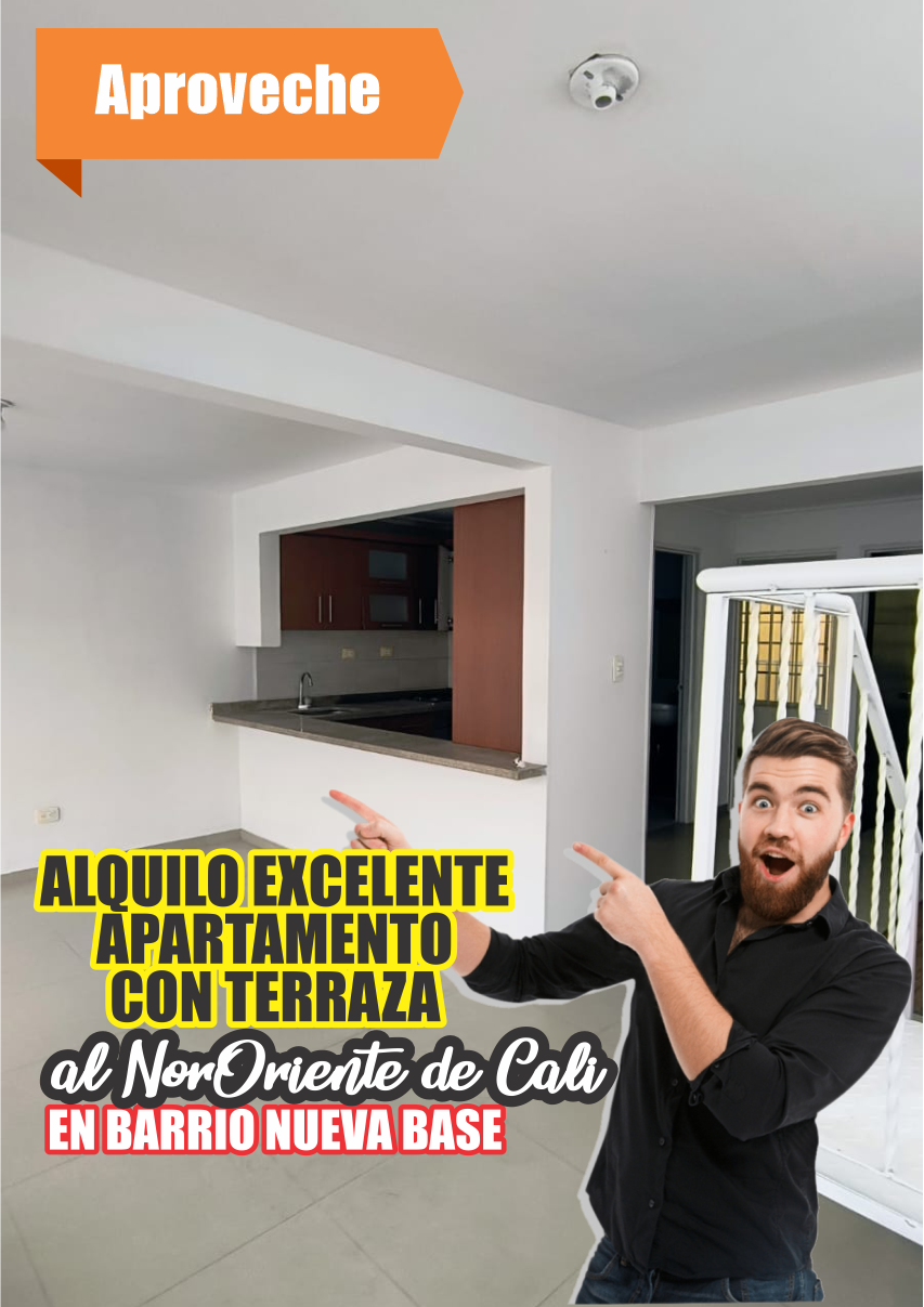 Apartamento en Arriendo en Cali, La Nueva Base