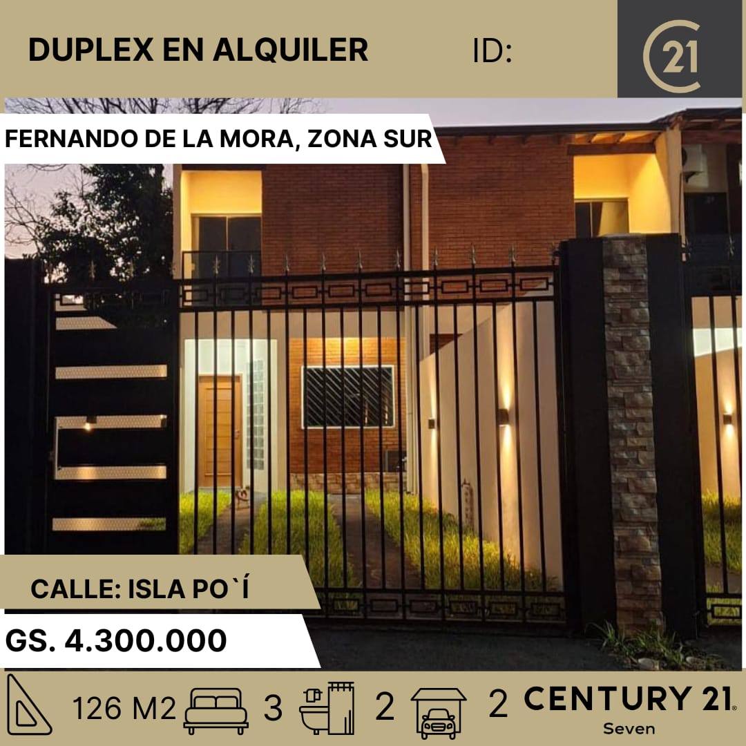 ALQUILO DUPLEX EN FERNANDO ZONA SUR. Ref #W3EF11 - infocasas.com.py