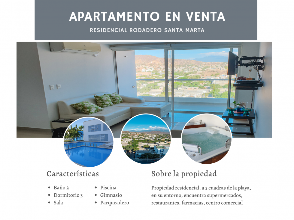 Apartamento en Venta en Santa marta, Rodadero