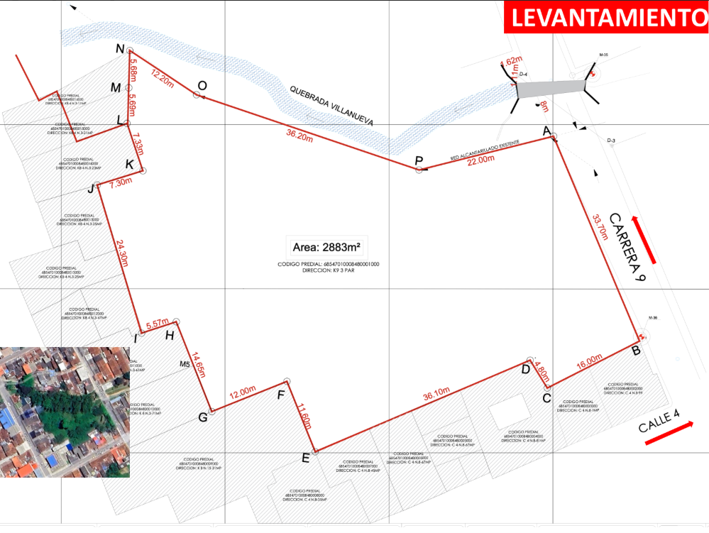 Lote en Venta en Piedecuesta, Hoyo chiquito