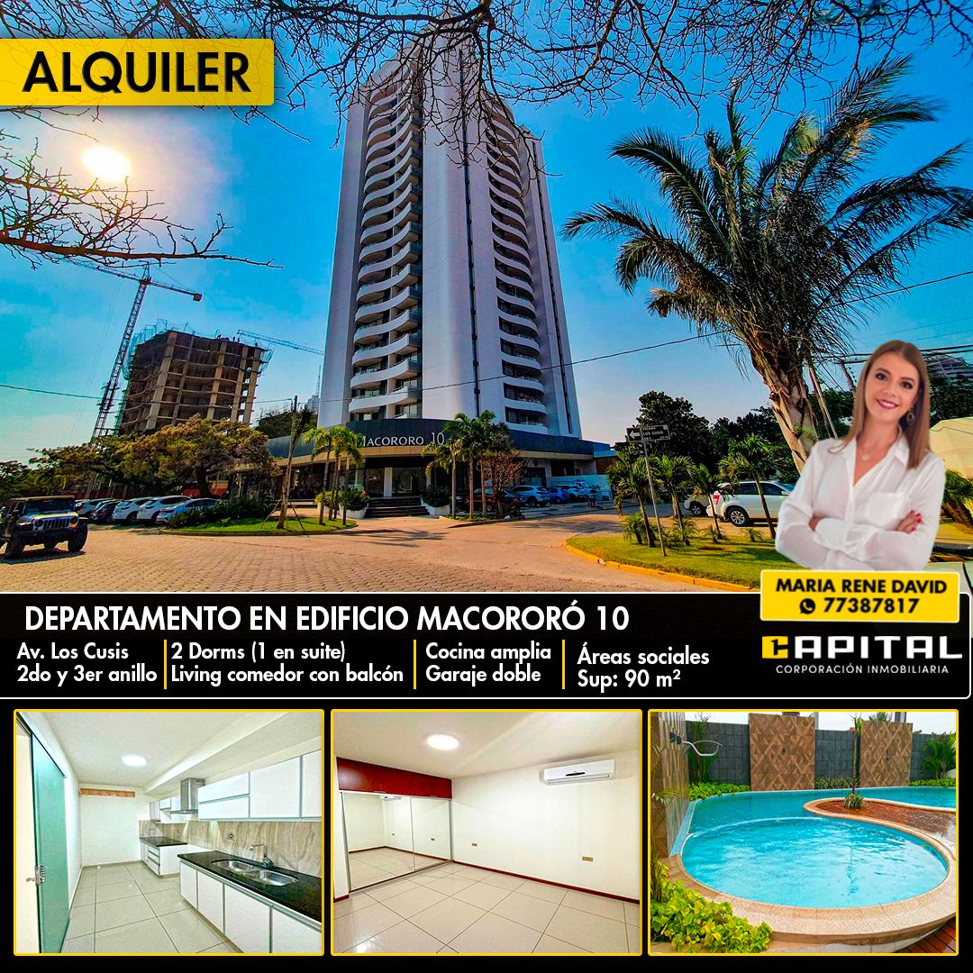 DEPARTAMENTO EN ALQUILER - EDIFICIO MACORORO 10. Ref #AFB404