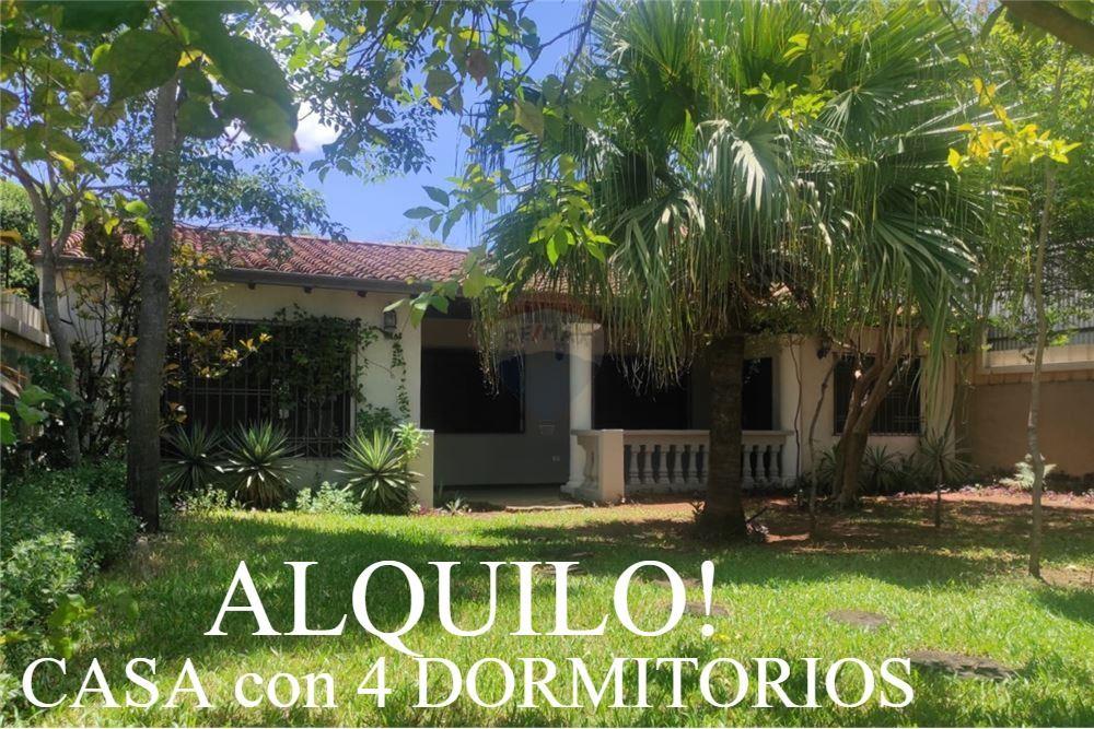 ALQUILO AMPLIA CASA de 1 SOLO NIVEL - ZONA CIT. Ref #V2D070 - infocasas.com.py
