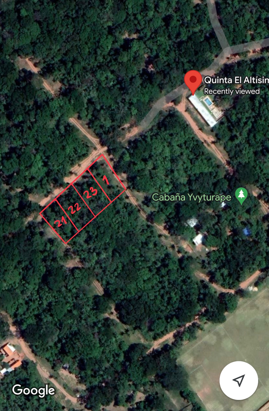 Vendo hermosos terrenos en Altos, a cuadras de la ruta San Ber Altos. Ref #GF9AD4 - infocasas.com.py