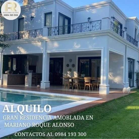 ALQUILO FABULOSA RESIDENCIA EN MARIANO ROQUE ALONSO, CON 1.520 M2 DE TERRENO!!. Ref #VFB9E8 ...