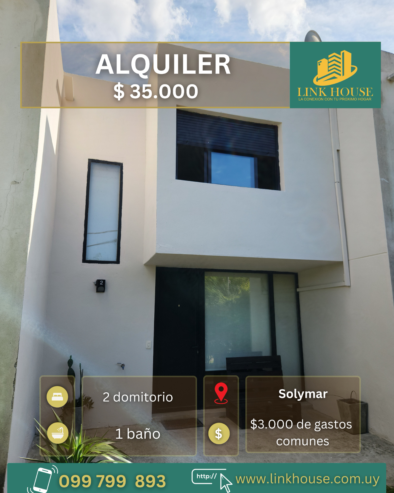 Alquiler en Solymar Norte de 2 dormitorios. Ref #OA8339
