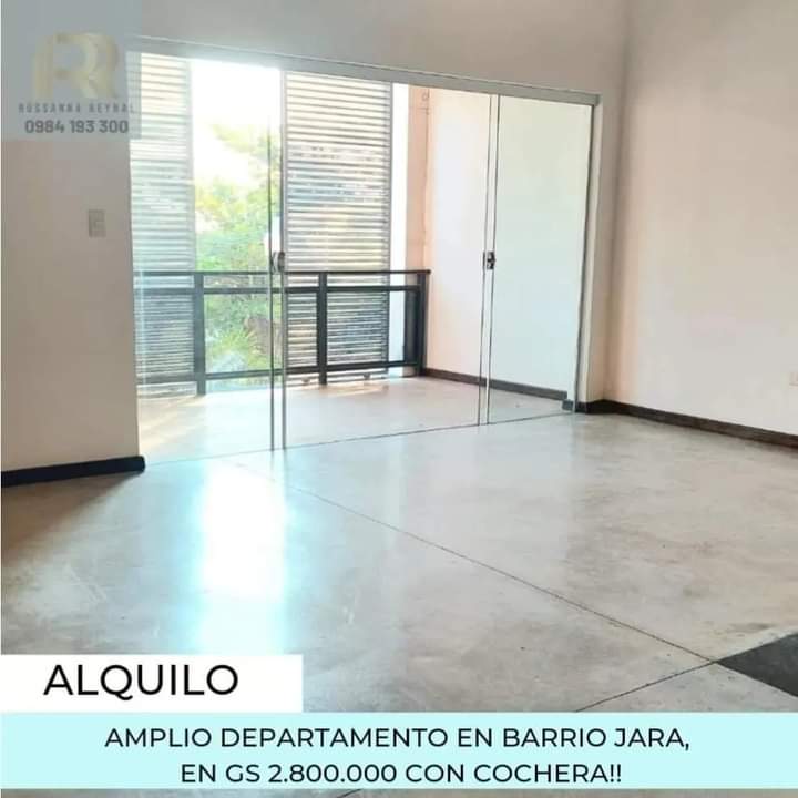 ALQUILO AMPLIO DEPARTAMENTO EN BARRIO JARA, EN GS. 2.800.000 CON COCHERA!!!. Ref #CD3715 ...