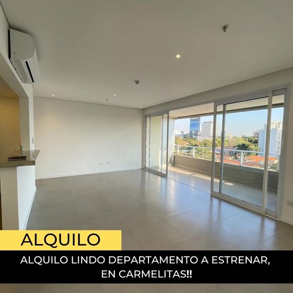 ALQUILO LINDO DEPARTAMENTO A ESTRENAR, EN CARMELITAS‼️. Ref #Z21589 - infocasas.com.py