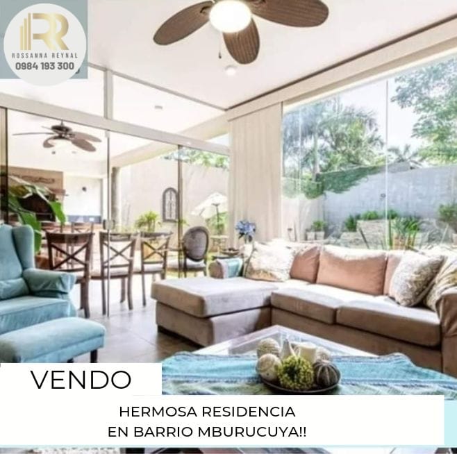 VENDO LINDA RESIDENCIA EN BARRIO MBURUCUYA‼️. Ref #Z52228