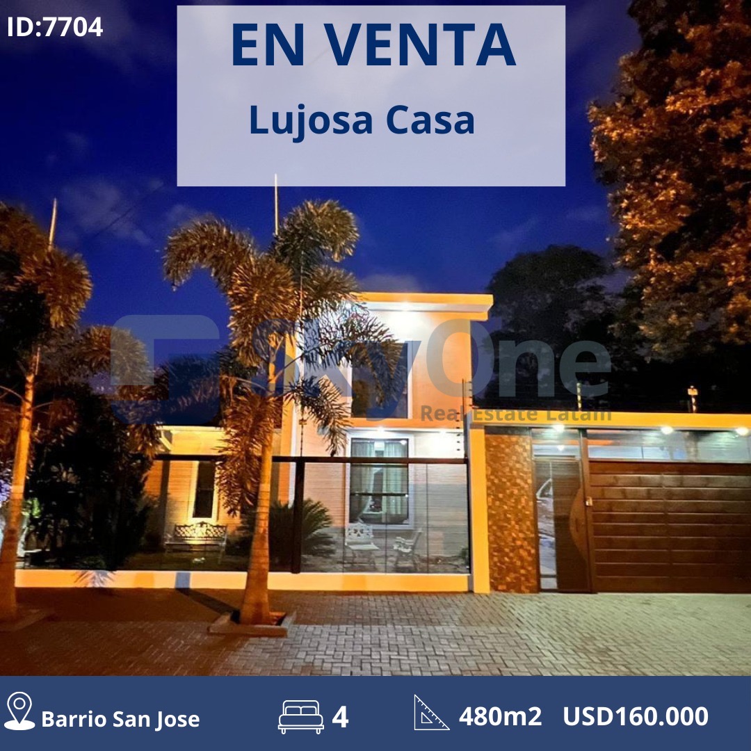 Vendo hermosa residencia en el barrio San José CDE. Ref #W80DB3