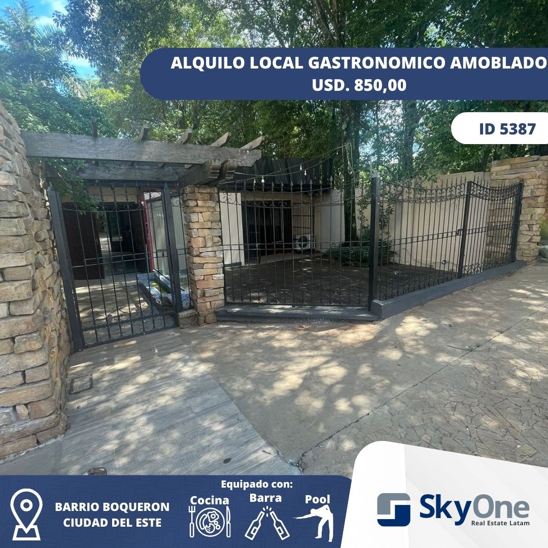 ALQUILO AMPLIO LOCAL COMERCIAL. Ref #B6FA59 - infocasas.com.py