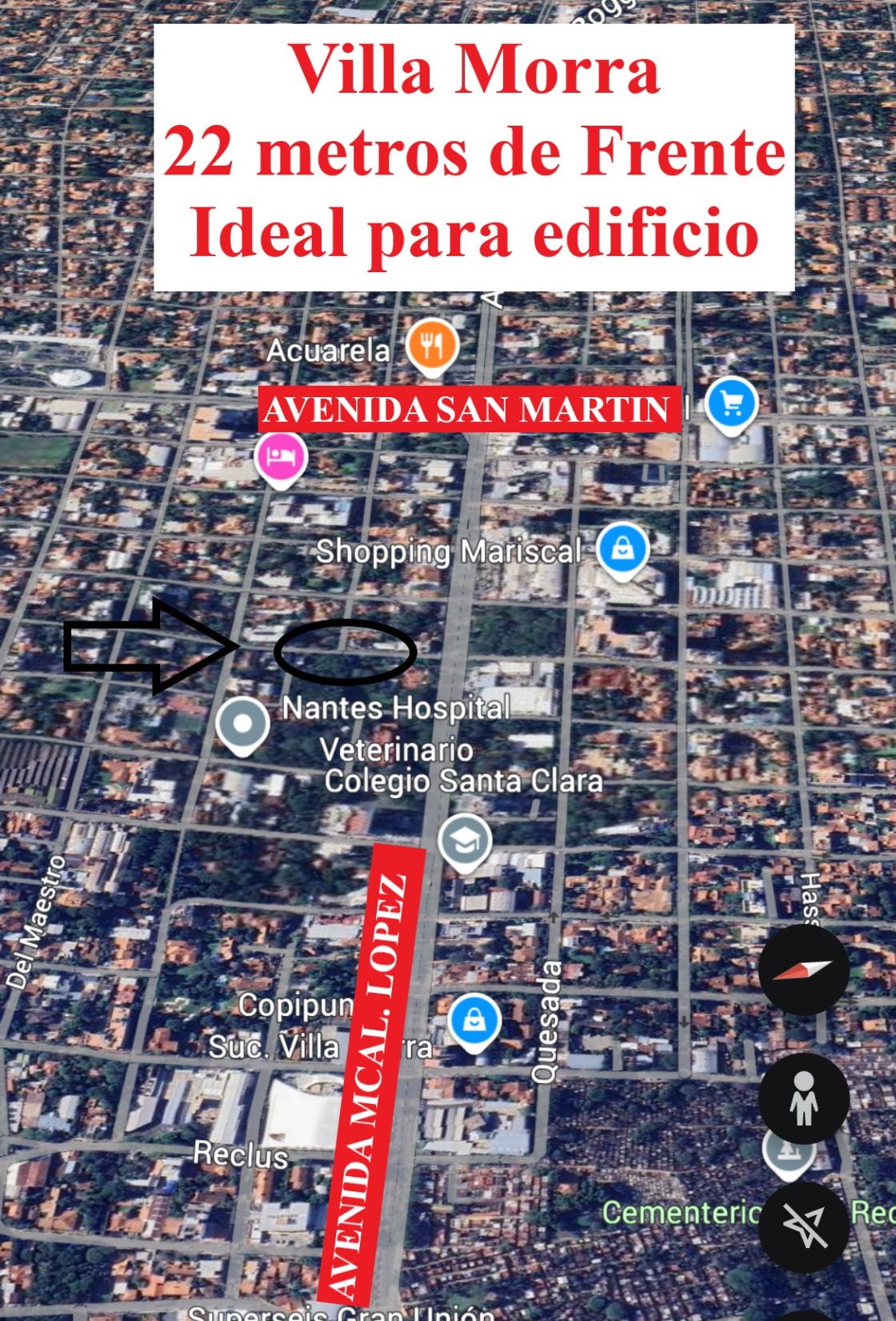 VILLA MORRA A 1 CUADRA DE LA AVENIDA - IDEAL PARA EDIFICIO V10-26-6 ...