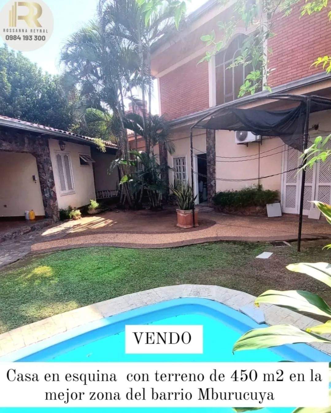 VENDO CASA EN EL BARRIO MBURUCUYA CON TERRENO DE 450 M2, EN ESQUINA !!. Ref #FC6DB9 - infocasas ...