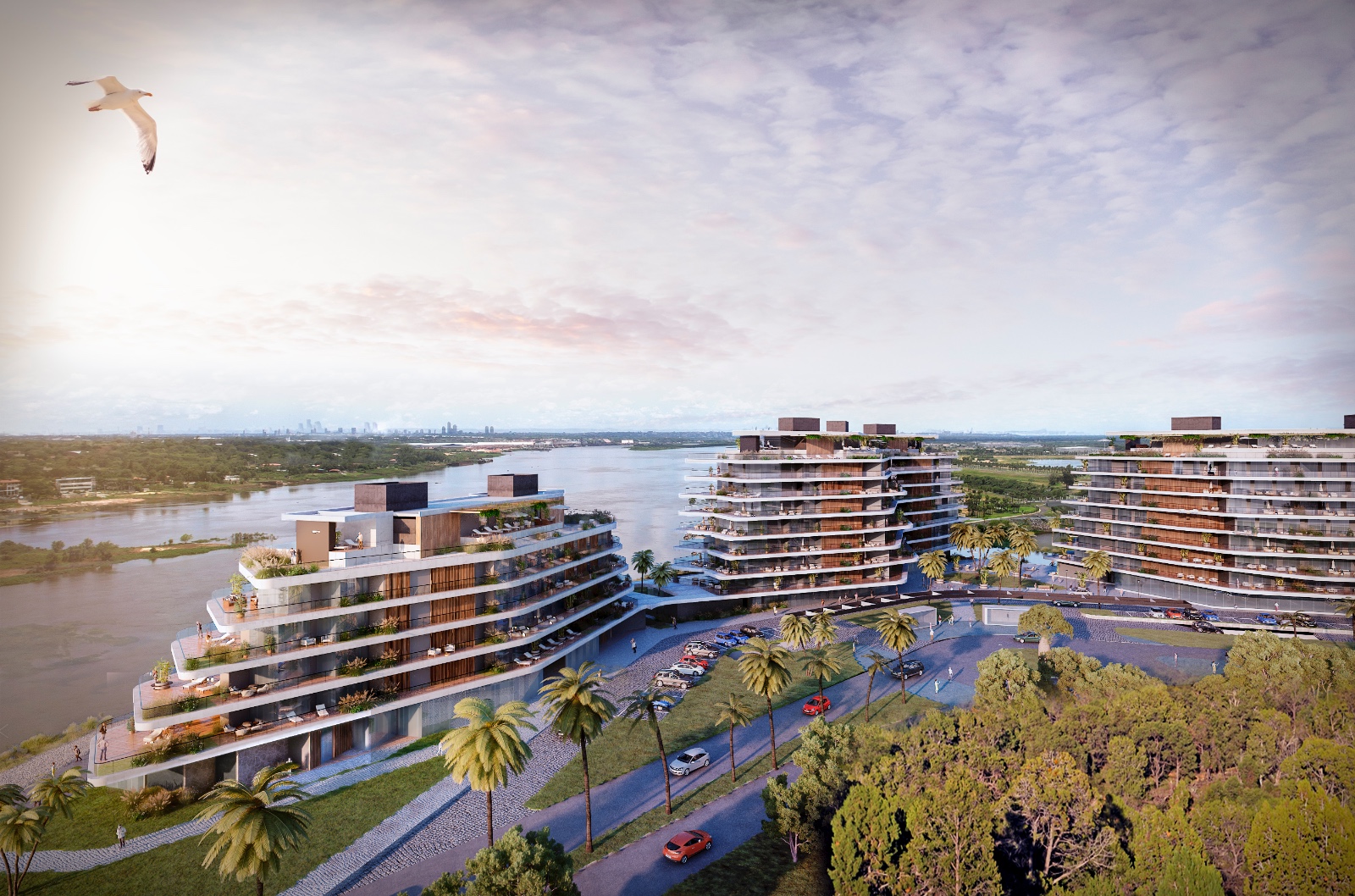 Riverside: El Edificio de Lujo sobre el Río Paraguay. Ref #TF0482