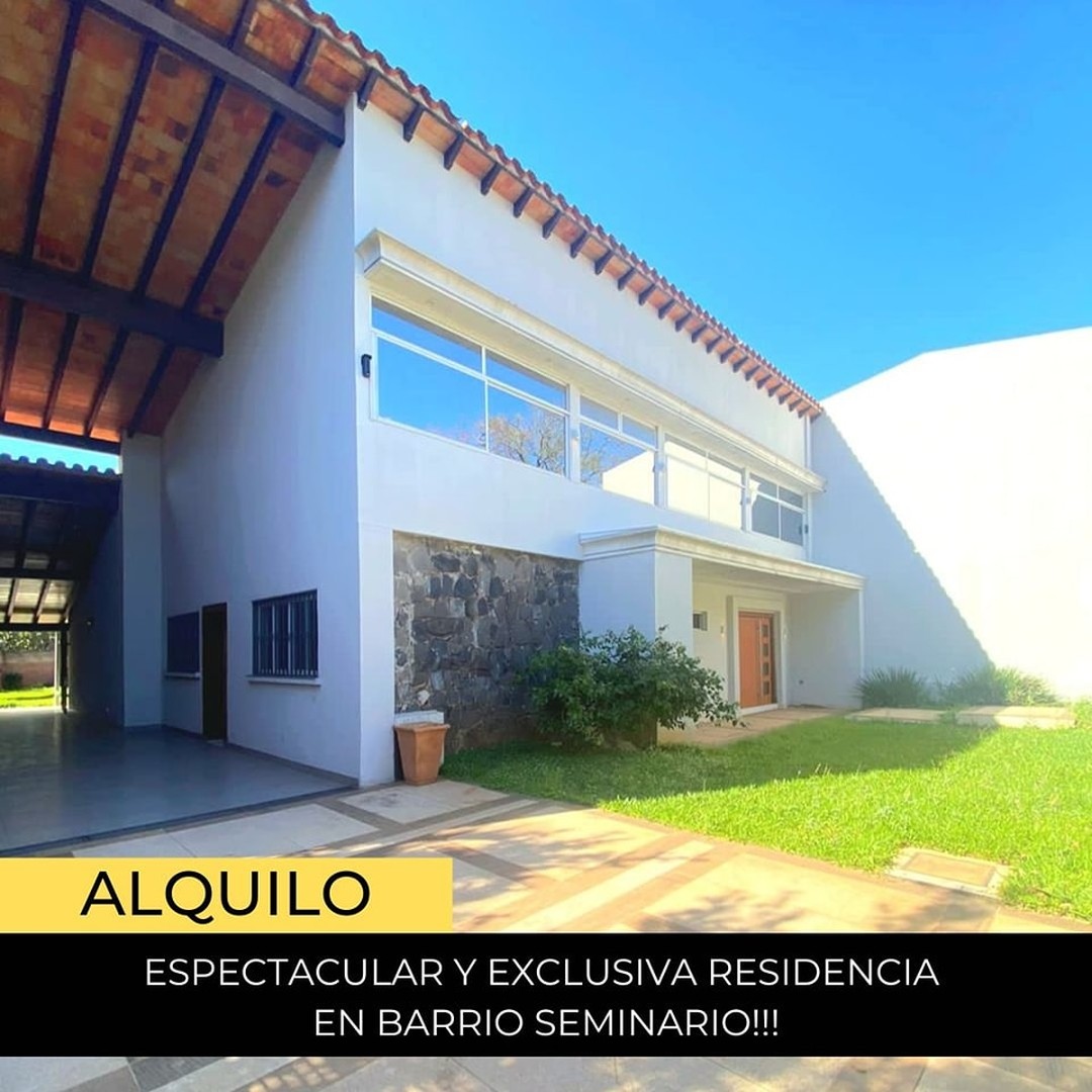 ALQUILO ESPECTACULAR Y EXCLUSIVA RESIDENCIA EN BARRIO SEMINARIO‼️. Ref #X147D6
