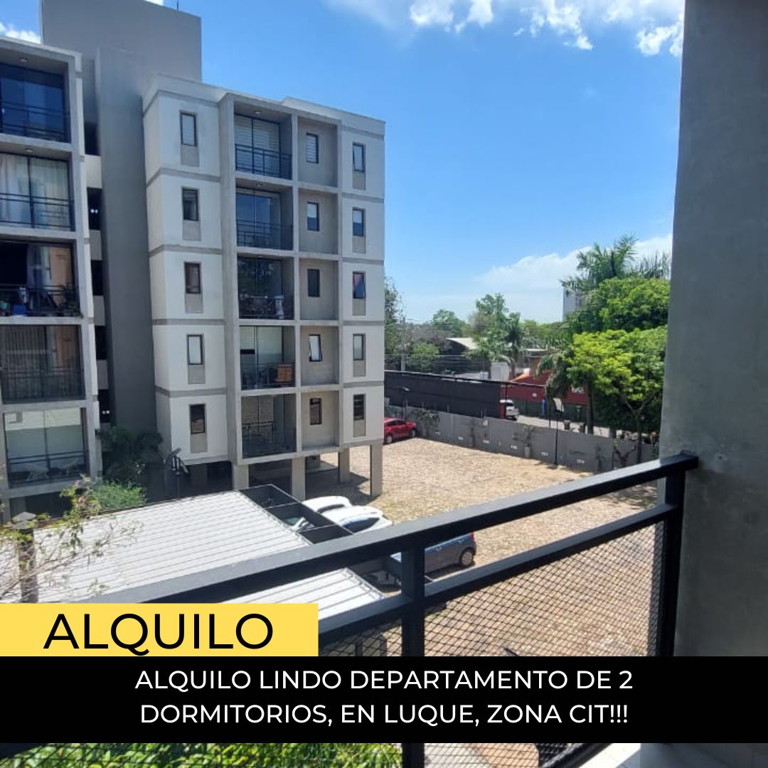 ALQUILO LINDO DEPARTAMENTO DE 2 DORMITORIOS, EN LUQUE, ZONA CIT!!!. Ref #OA7CBE - infocasas.com.py