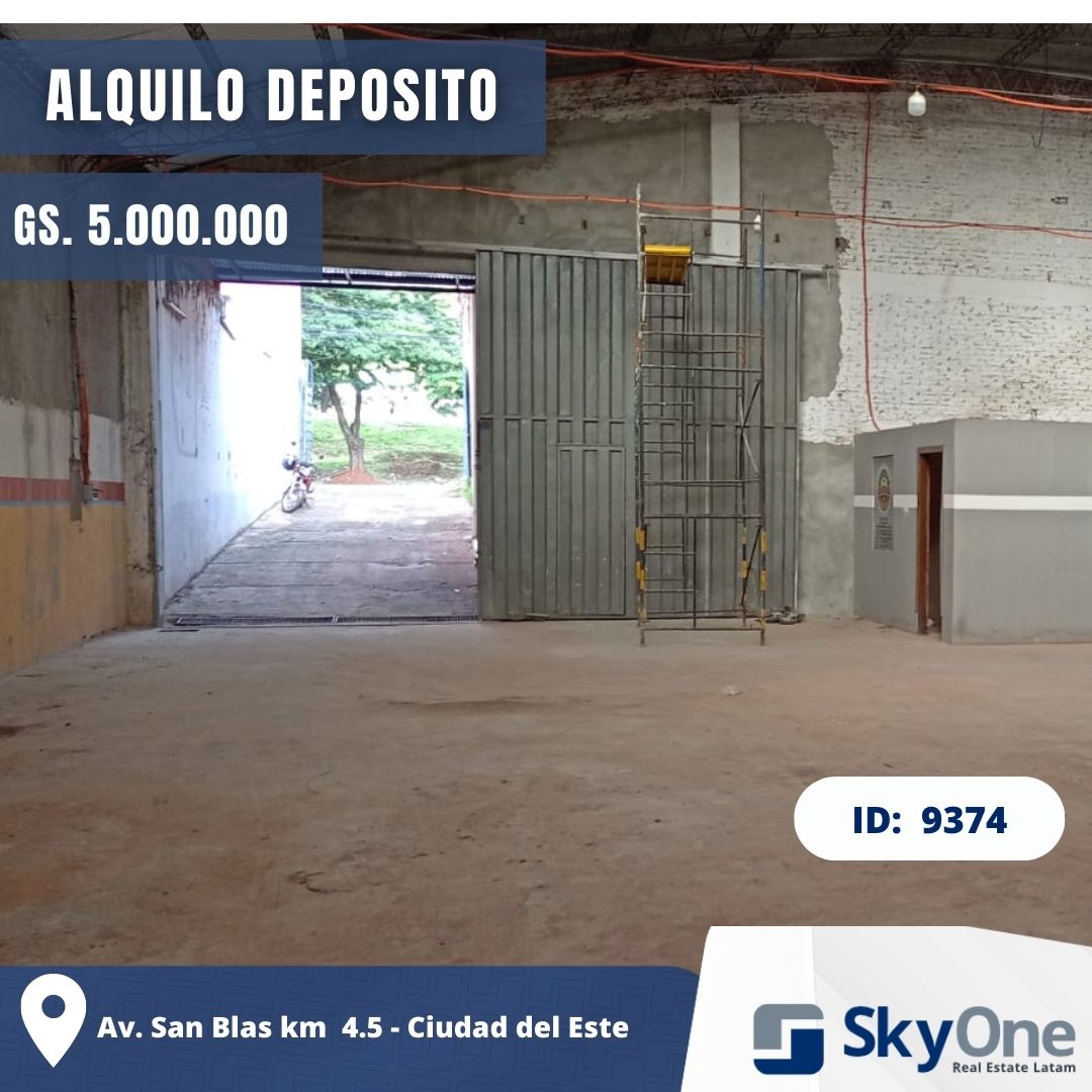 *ALQUILO DEPOSITO En Km 4 1/2 * . Ref #YCC44E - infocasas.com.py