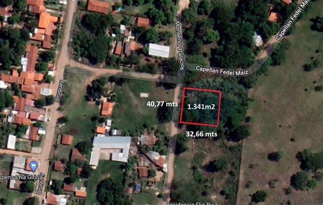 Amplio terreno de 1.341 m2 en MRA. Ref #I8D45B - infocasas.com.py