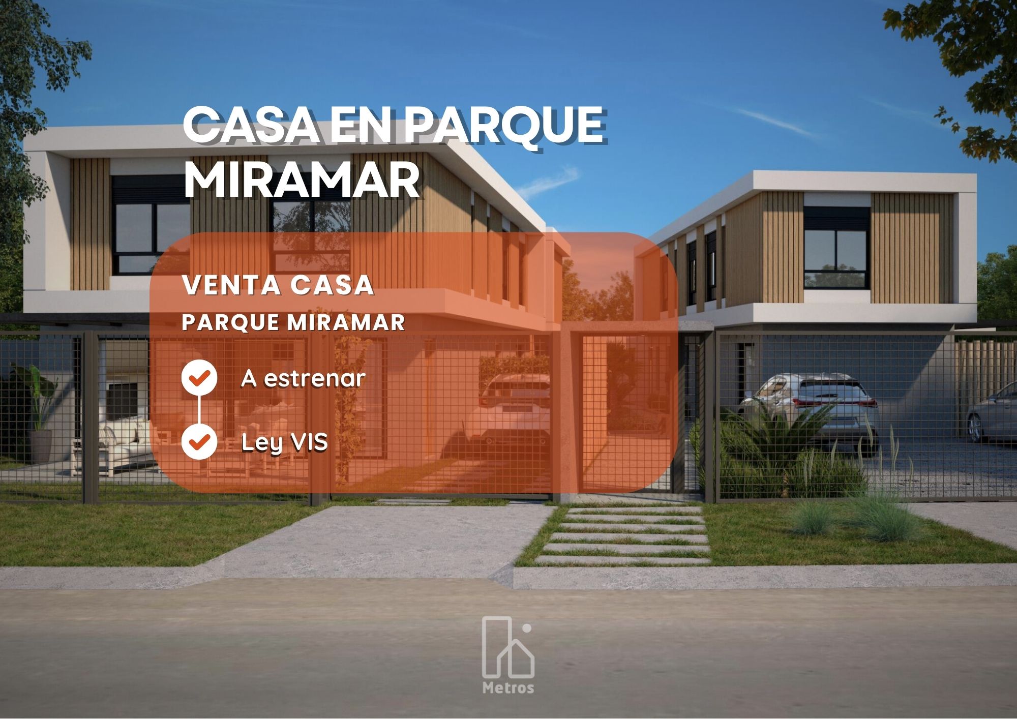Venta Parque Miramar Casa 3 Dormitorio -jardín- Ley Vis. Ref #V3A82F - infocasas.com.uy
