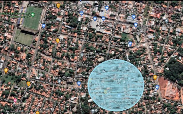 2500 m2 a pasos del Centro de Luque!. Ref #A78C3A - infocasas.com.py