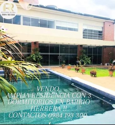 VENDO AMPLIA Y MODERNA RESIDENCIA EN EL BARRIO HERRERA !!!. Ref #W813F9 - infocasas.com.py