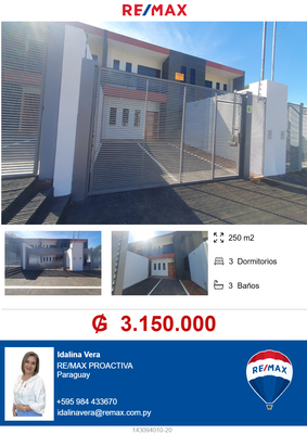 Alquilo duplex de 3 habitaciones-San Lorenzo . Ref #S39B0F - infocasas.com.py