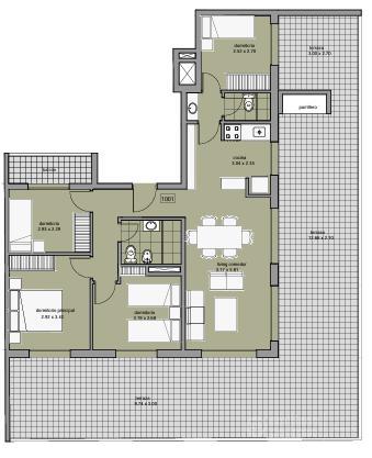 Venta Apartamento 4 dormitorios con parrillero propio y gran terraza ...