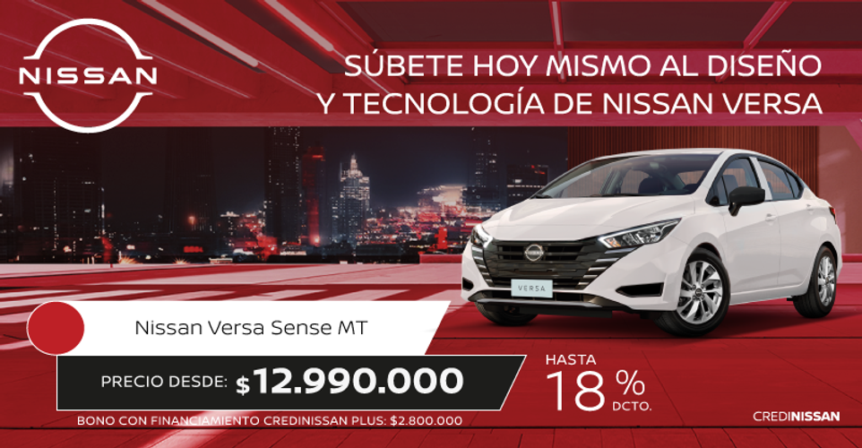 ¡Lleva tu Nissan Versa 0 km!